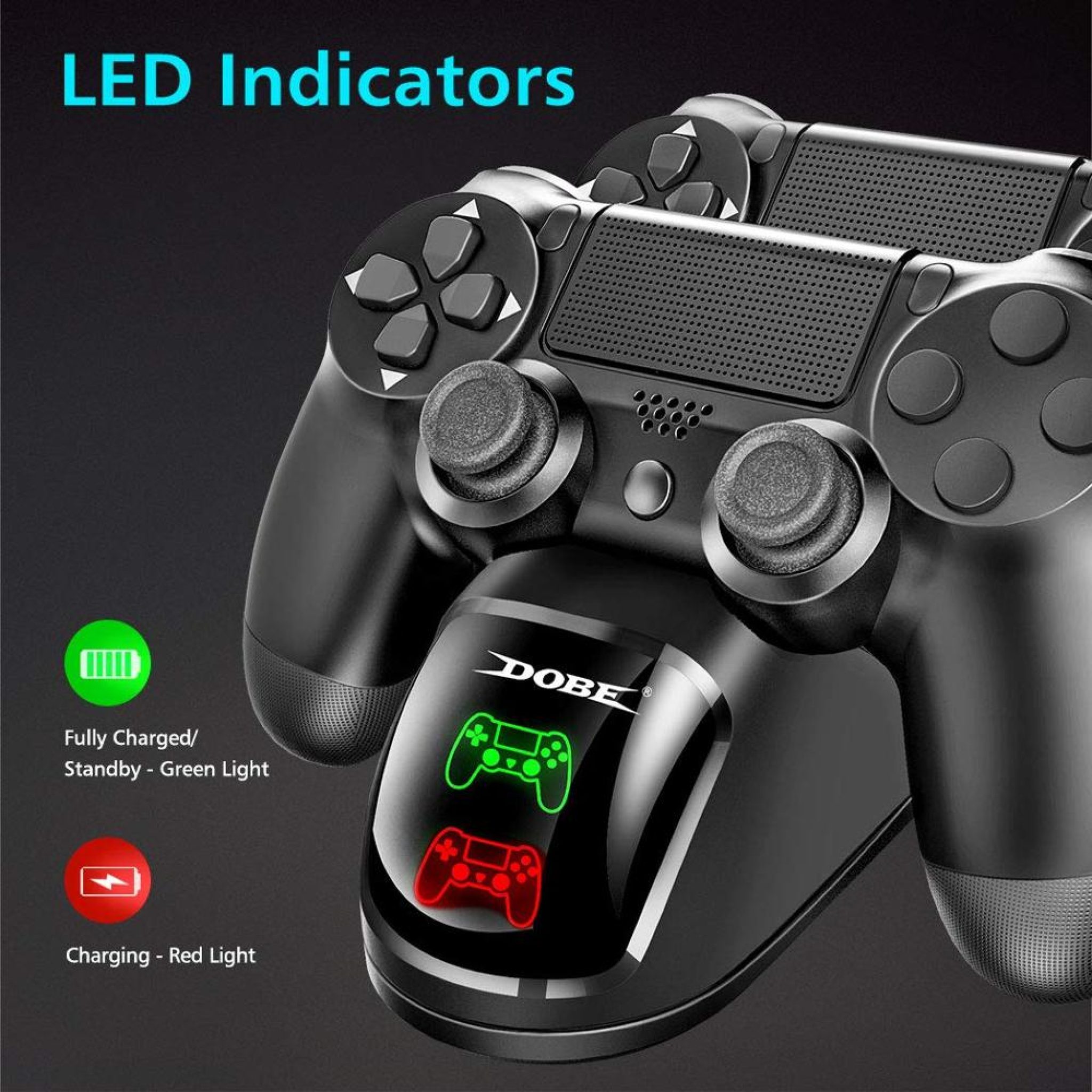 Aliexpress | Stație dublă de încărcare controller PS4 / PS4 Slim / PS4 ...